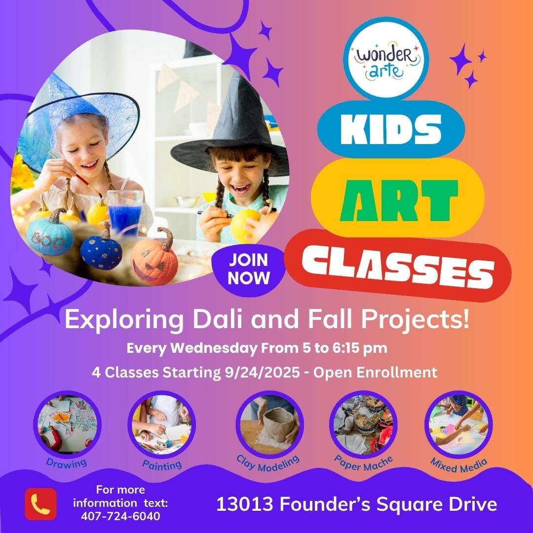 Wonder Arte – Kids Art Classes – Avalon Park Arts & Culture Center